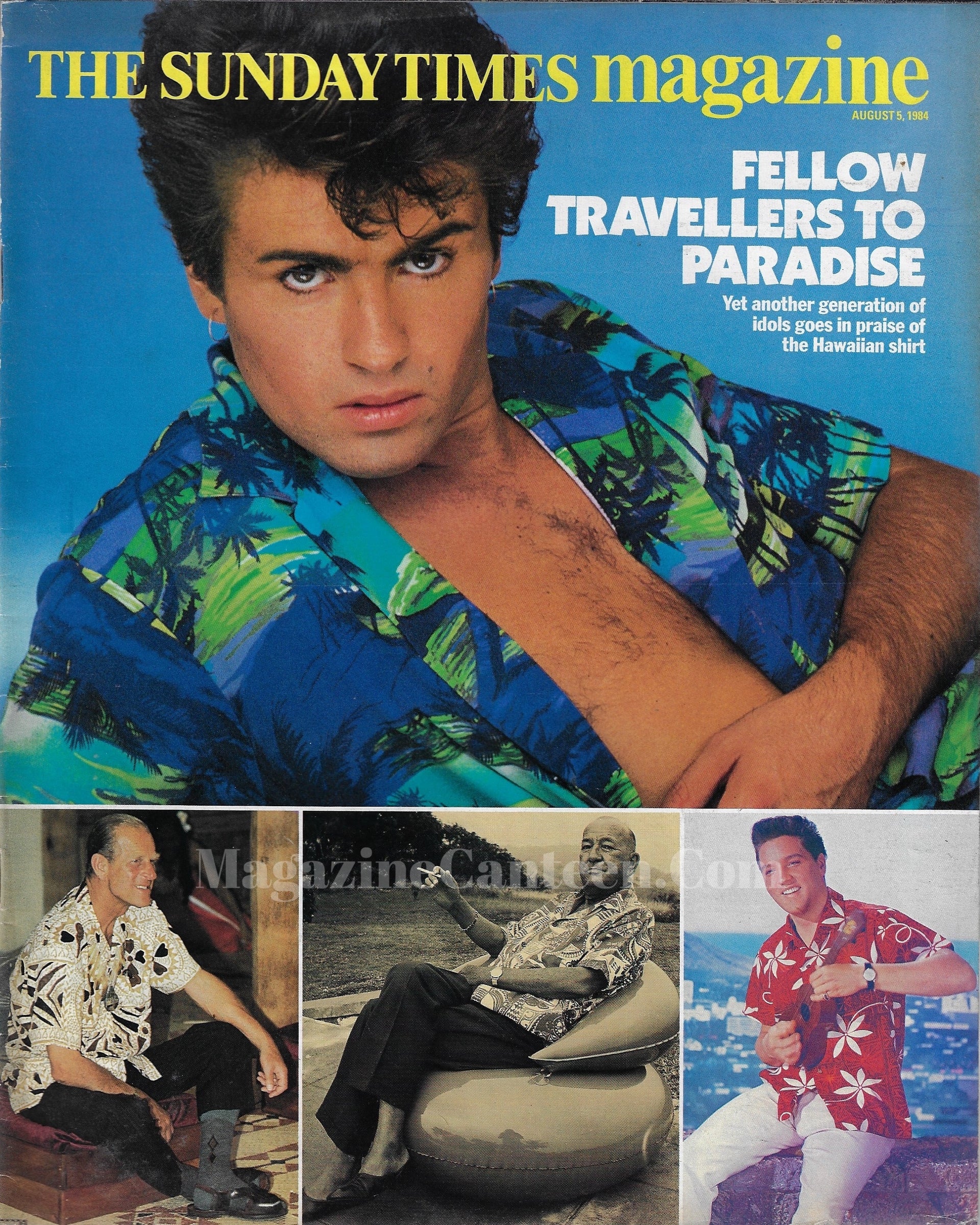 The Sunday Times Magazine - George Michael – magazine canteen