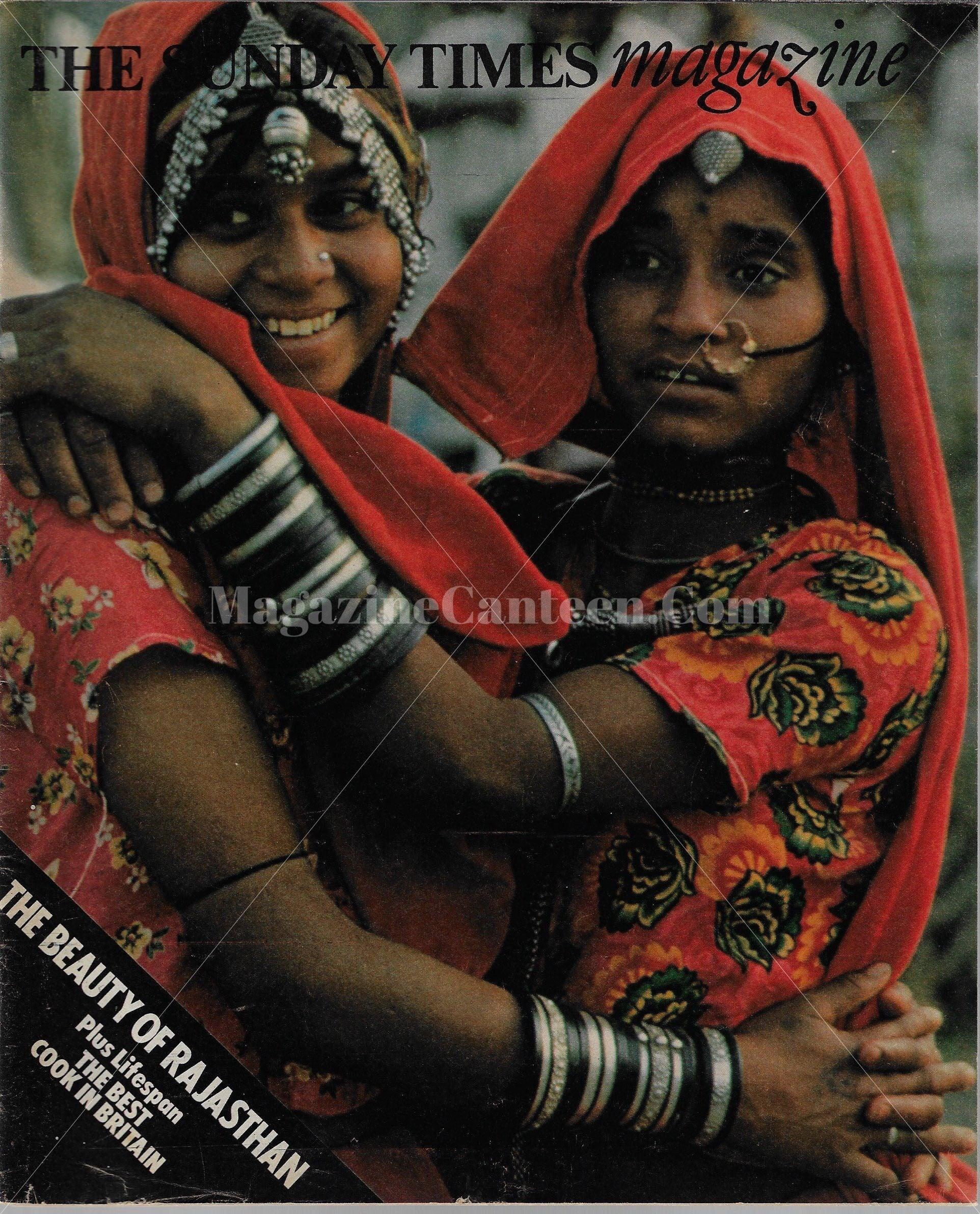 The Sunday Times Magazine - Rajasthan Raghubir Singh A – magazine canteen