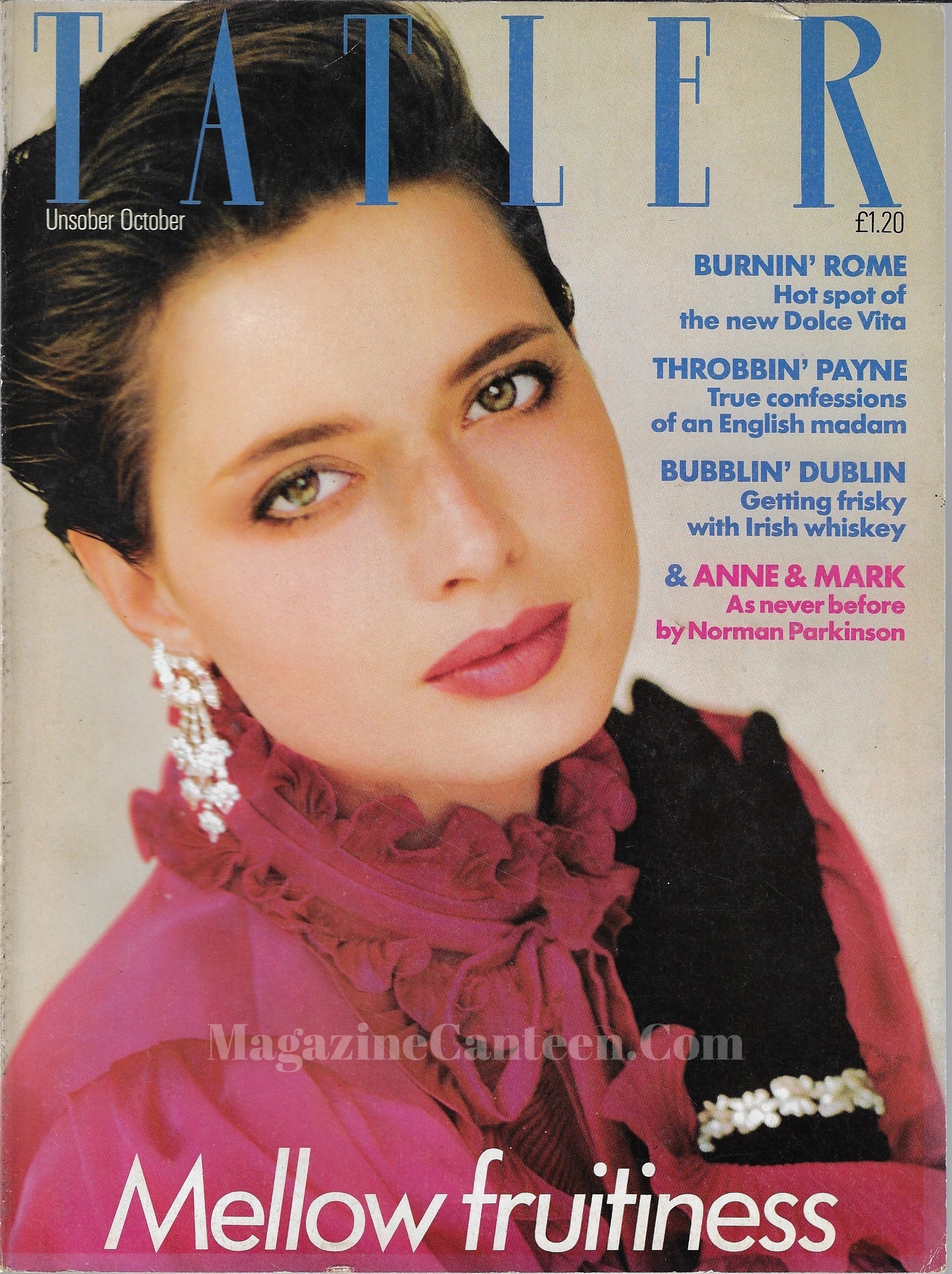 Tatler Magazine - Isabella Rossellini – magazine canteen