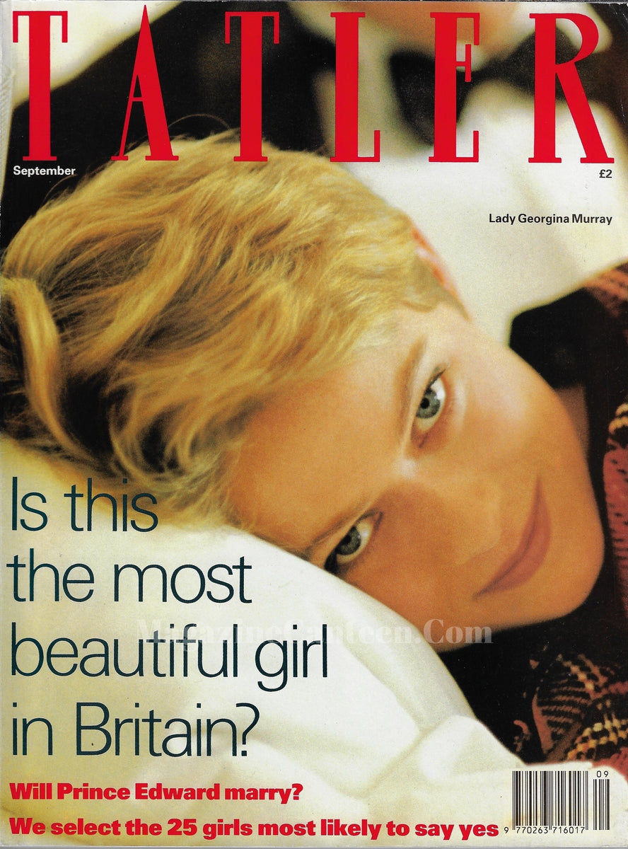Tatler Magazine - Georgina Murray – magazine canteen