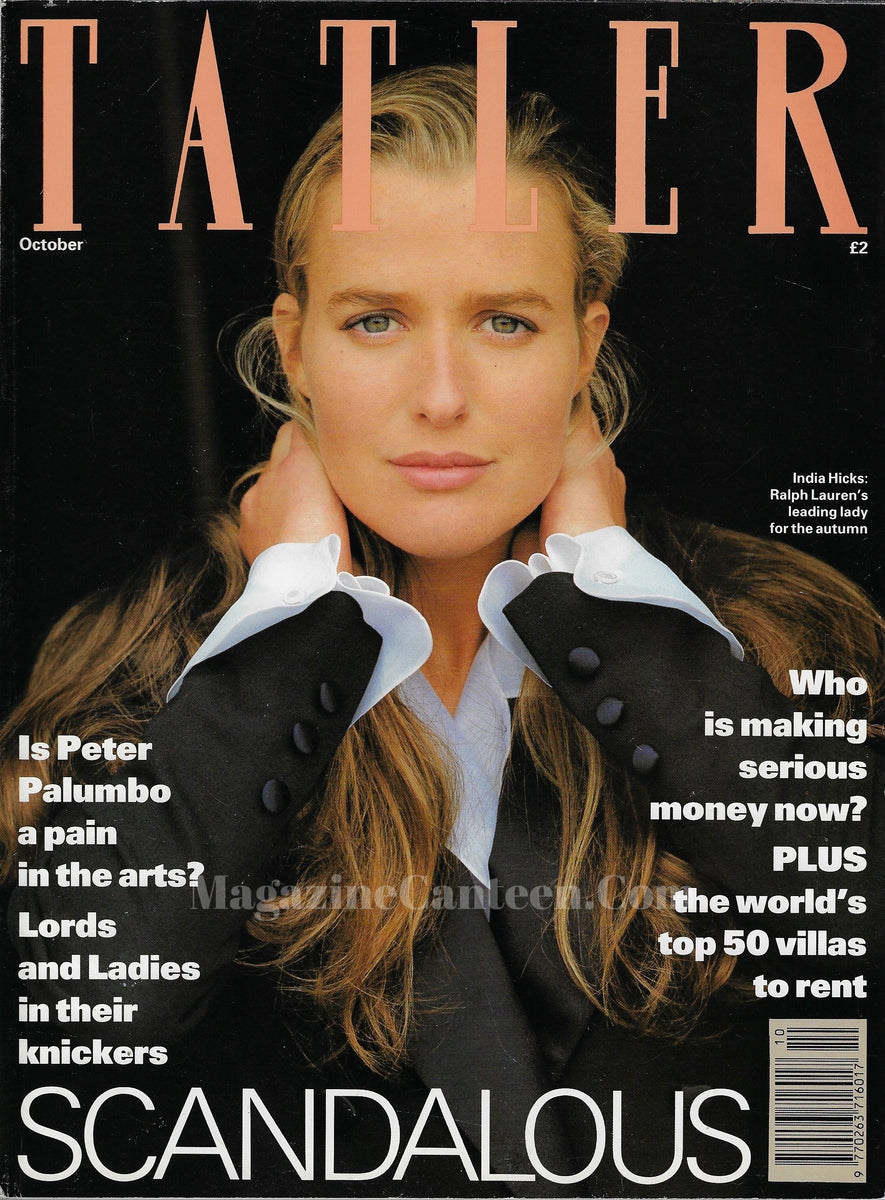 Tatler Magazine - India Hicks – magazine canteen