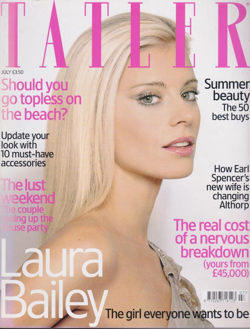 Tatler Magazine - Laura Bailey – magazine canteen