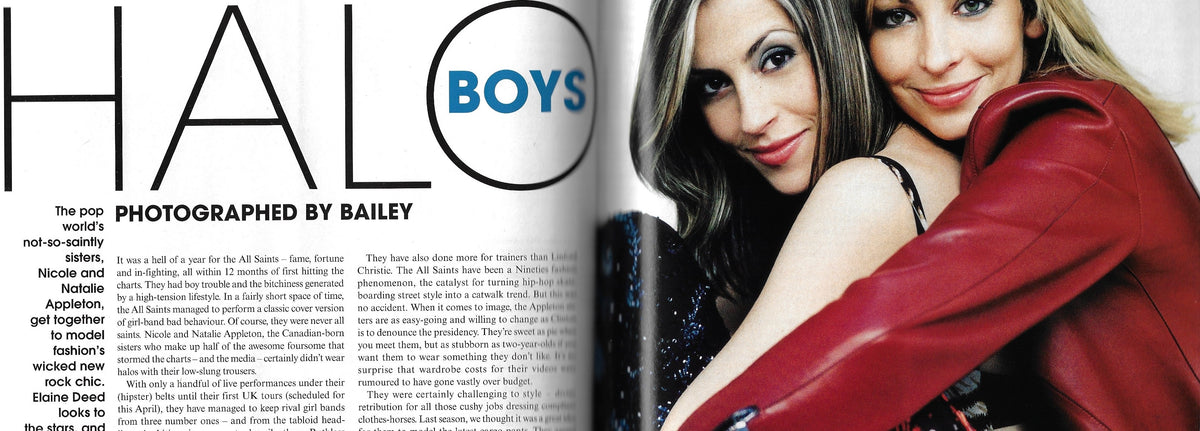 Tatler Magazine - ALL SAINTS Natalie Nicole APPLETON David Bailey ...