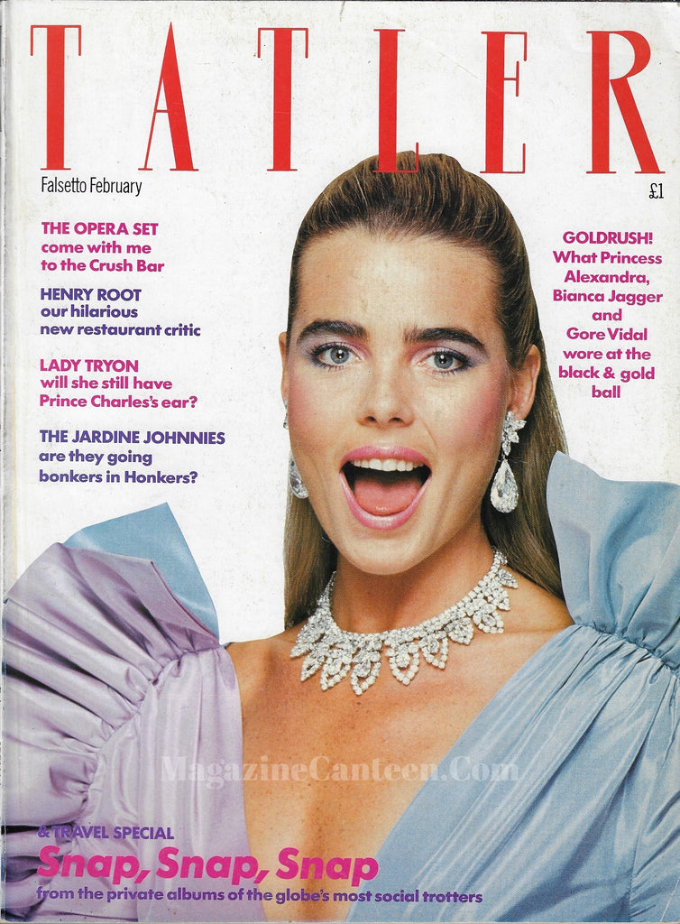 Tatler Magazine - Margaux Hemingway – magazine canteen