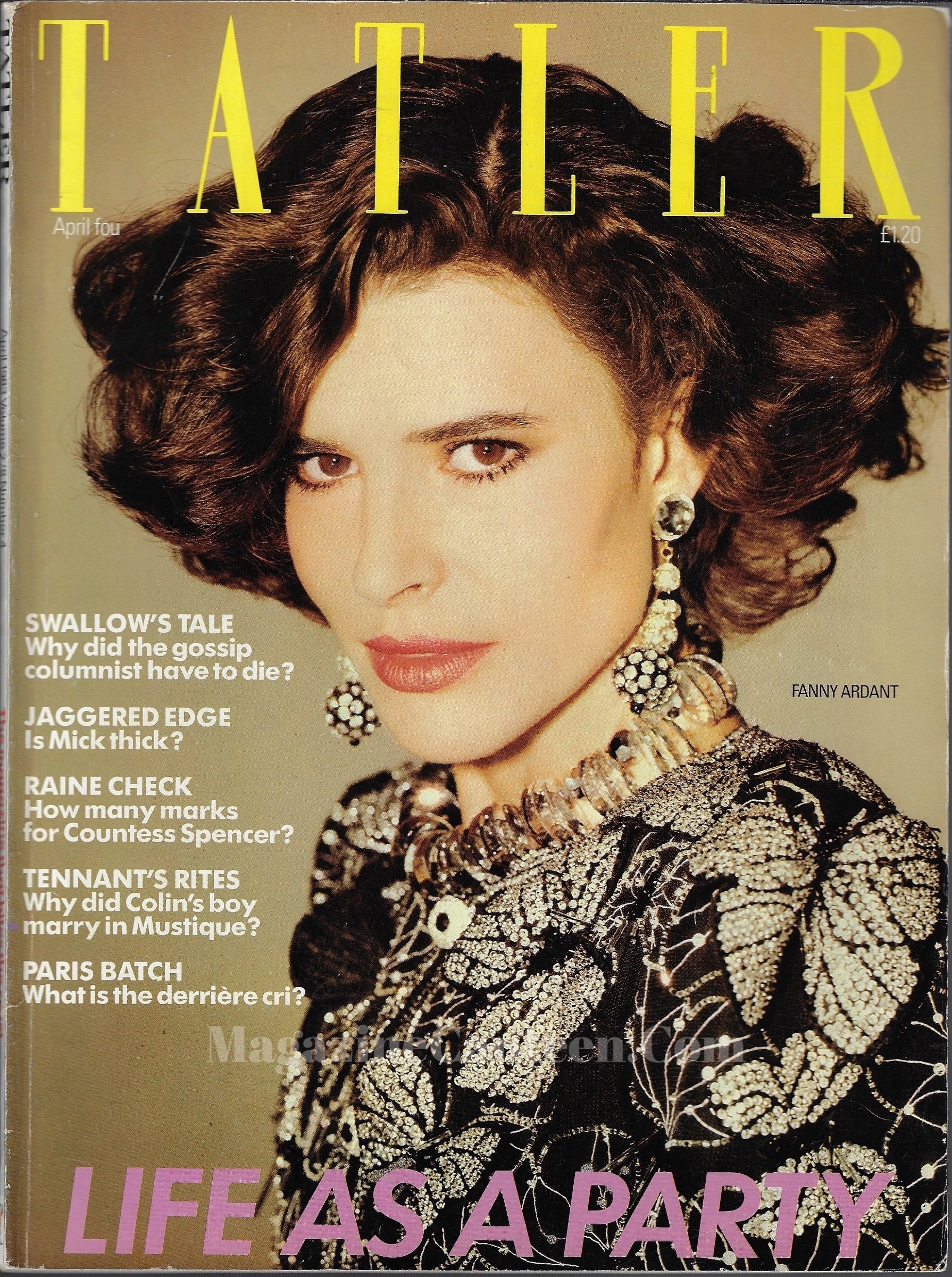 Tatler Magazine - Fanny Ardant David Bailey – magazine canteen