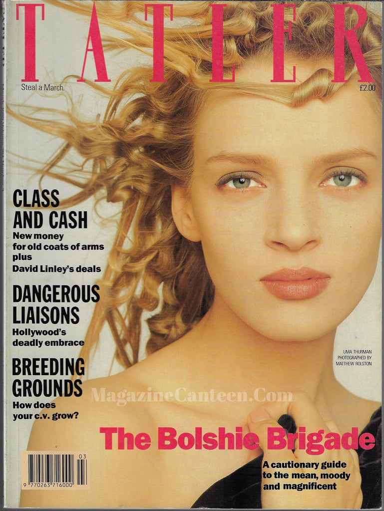 Tatler Magazine - Uma Thurman – magazine canteen