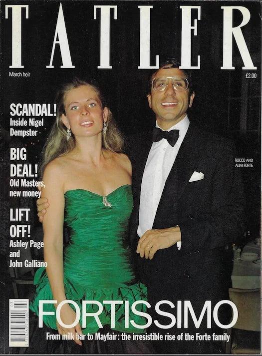 Tatler Magazine - Rocco & Aliai Forte Kim Knott Claire Bloom – magazine ...