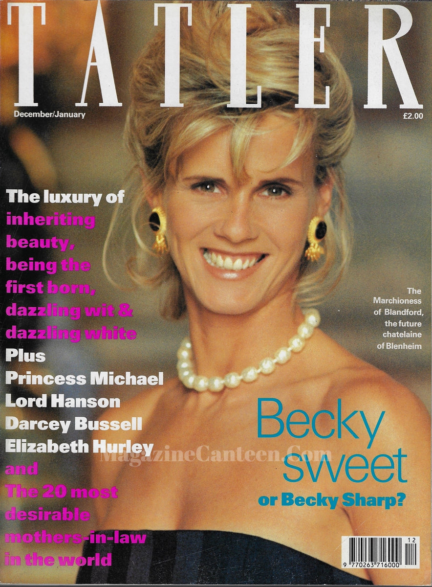 Tatler Magazine - Becky Blandford – magazine canteen