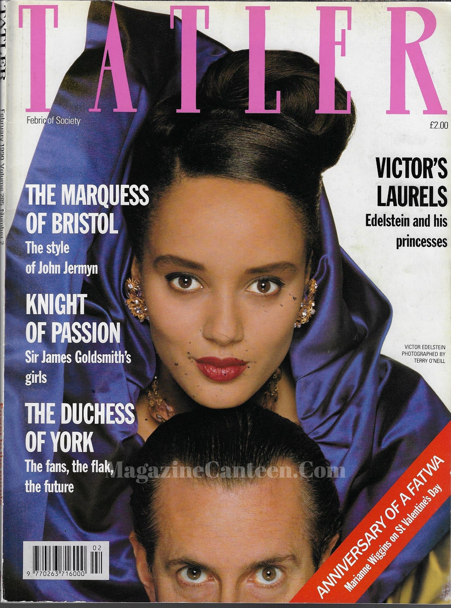 Tatler Magazine - Victor Edelstein Terry O'Neill – magazine canteen