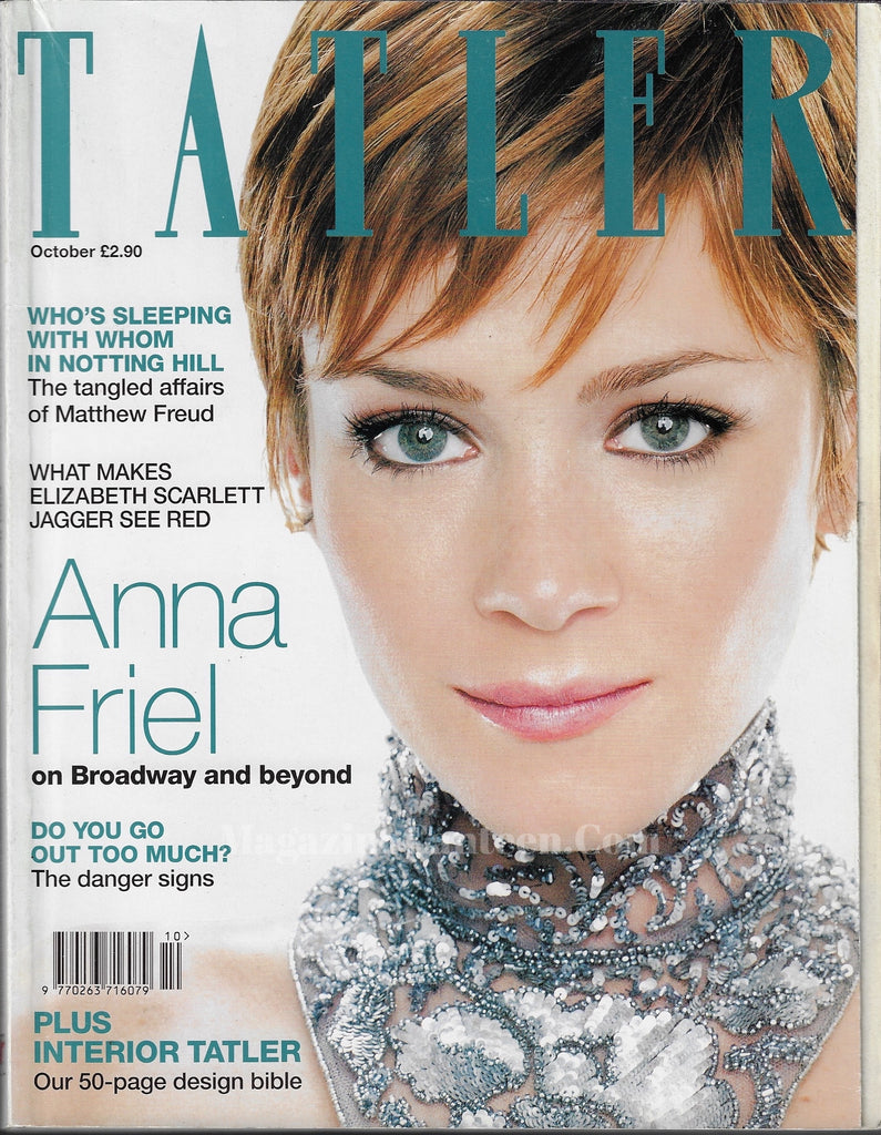 Tatler Magazine - Anna Friel – magazine canteen