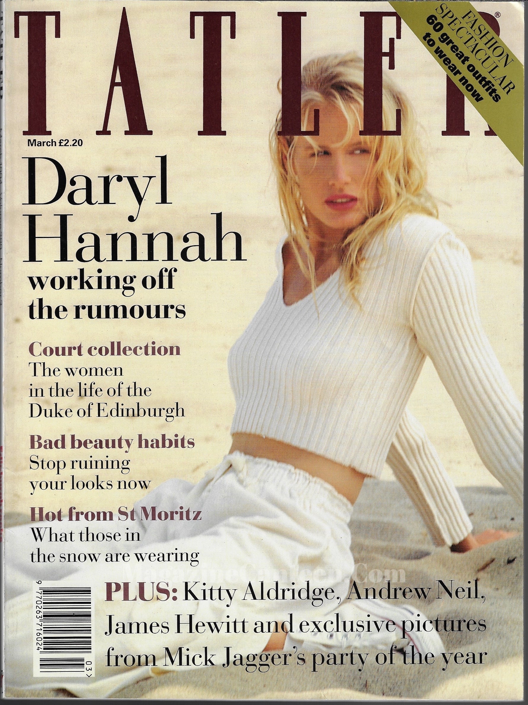 Tatler Magazine - Daryl Hannah – magazine canteen