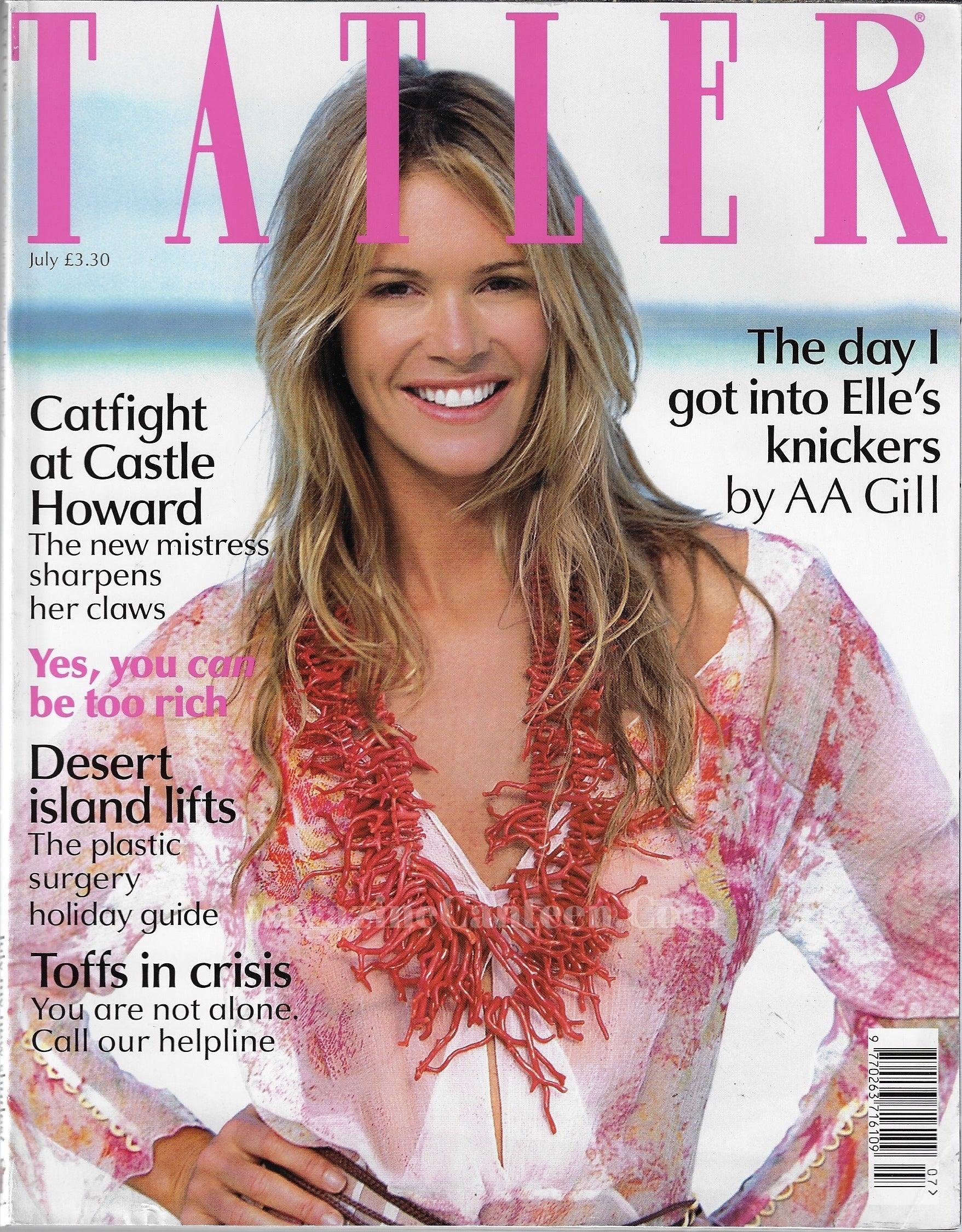 Tatler Magazine - Elle MacPherson – magazine canteen