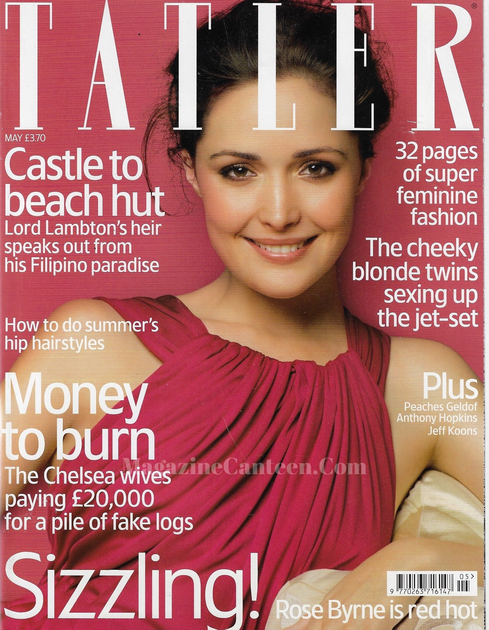 Tatler Magazine - Rose Byrne – magazine canteen