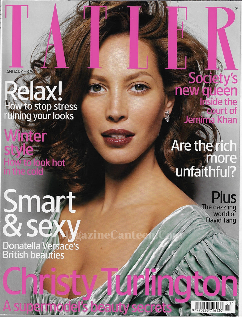 Tatler Magazine - Christy Turlington – magazine canteen