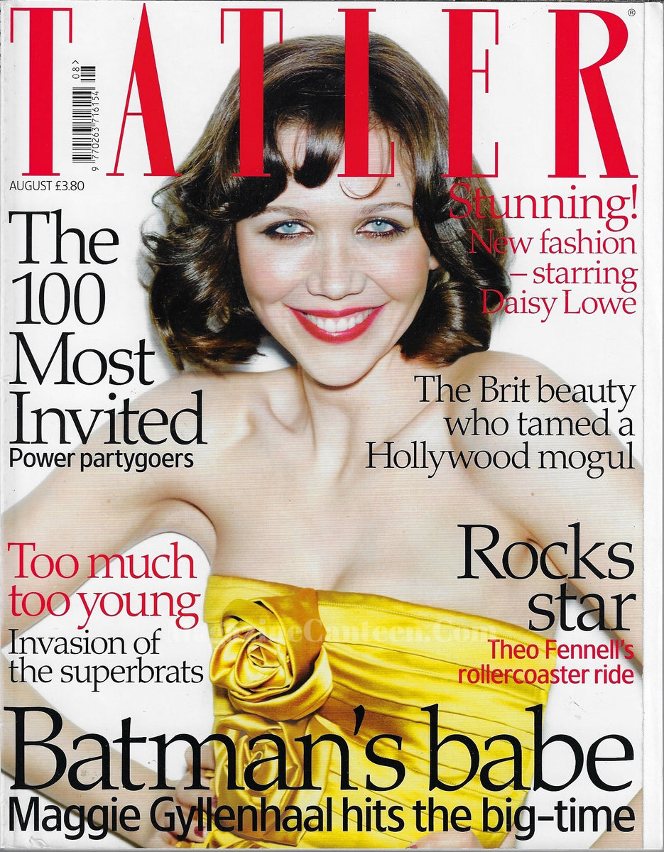 Tatler Magazine - Maggie Gyllenhaal – magazine canteen