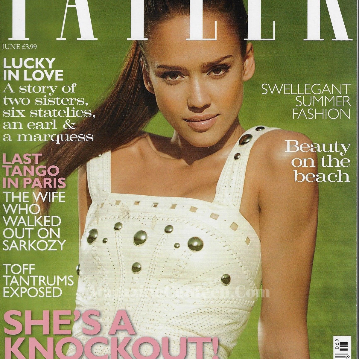 Tatler Magazine - Jessica Alba – magazine canteen