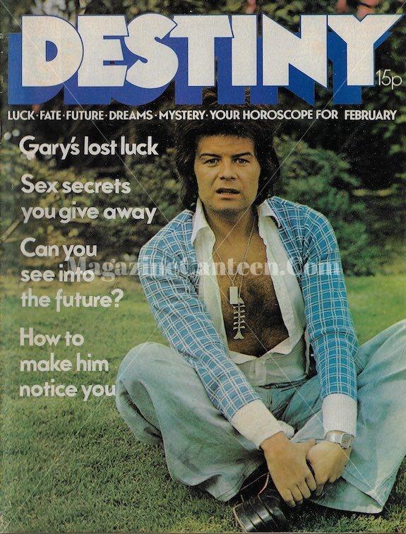 Destiny Magazine - Gary Glitter – magazine canteen