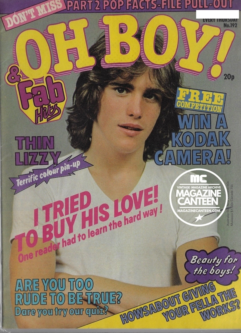 Oh Boy Magazine - Matt Dillon – magazine canteen