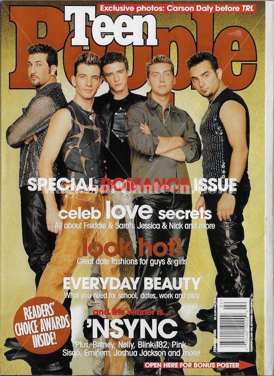 Teen People Magazine - Nsync Justin Timberlake – magazine canteen