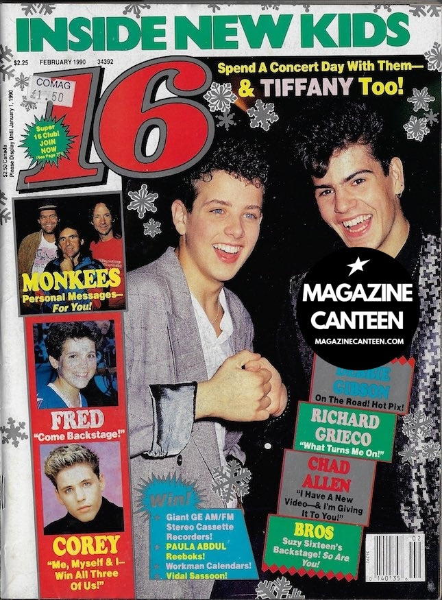 16 Magazine - New Kids On The Block Bros – magazine canteen