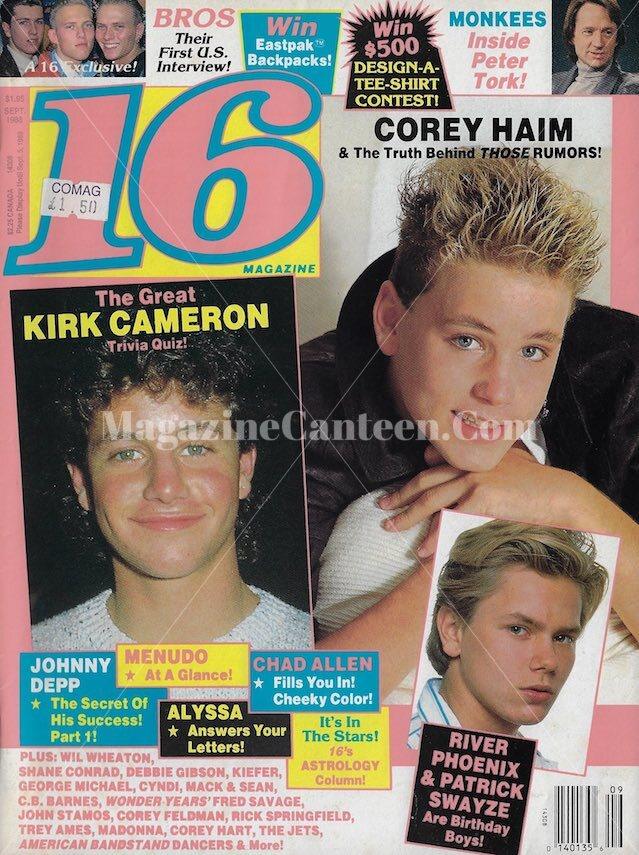 16 Magazine - Corey Haim Bros – magazine canteen