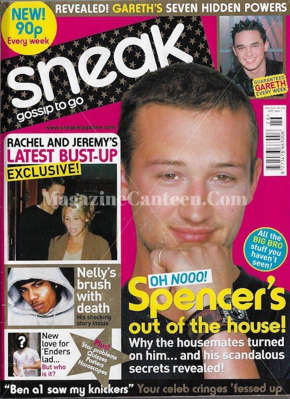 Sneak Magazine - Spencer Big Brother Usher – magazine canteen