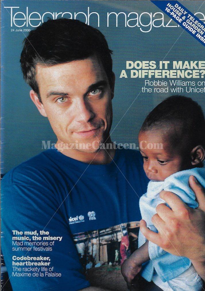 The Telegraph Magazine - Robbie Williams – magazine canteen