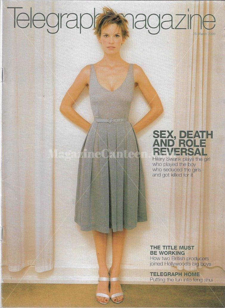 The Telegraph Magazine - Hilary Swank Oliver Stone – magazine canteen