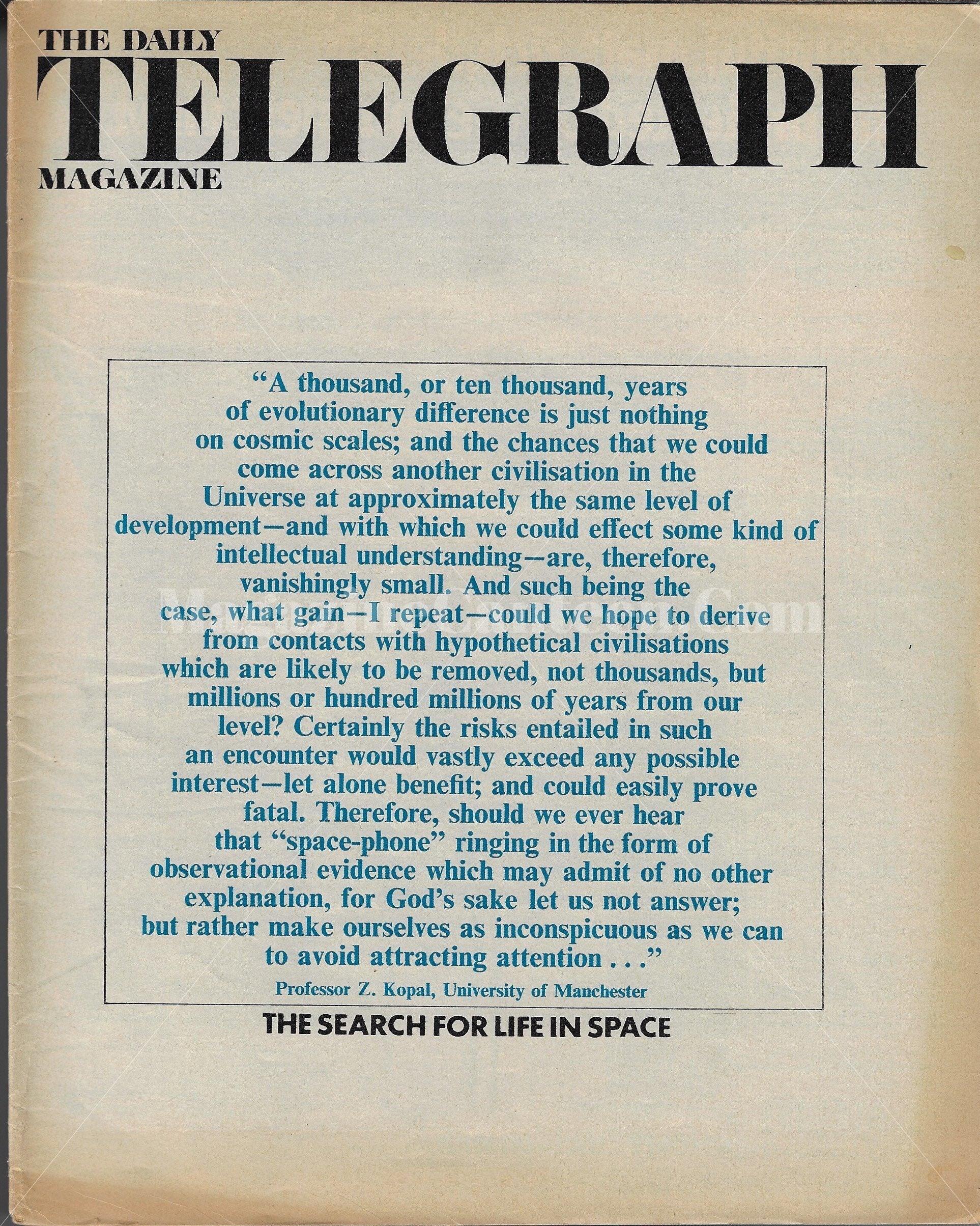 The Telegraph Magazine - Louie Mayer – magazine canteen