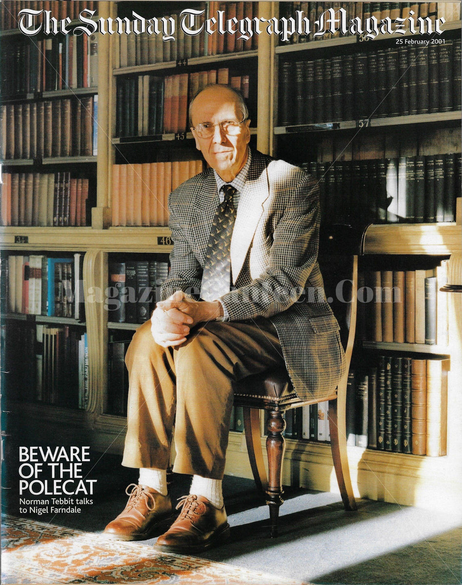 Sunday Telegraph Magazine - Norman Tebbit – magazine canteen