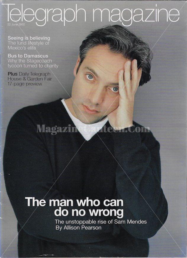 The Telegraph Magazine - Sam Mendes – magazine canteen