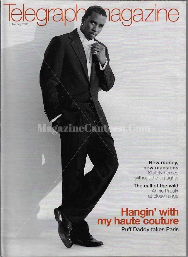 The Telegraph Magazine - Puff Daddy P Diddy Sean Combs – magazine canteen