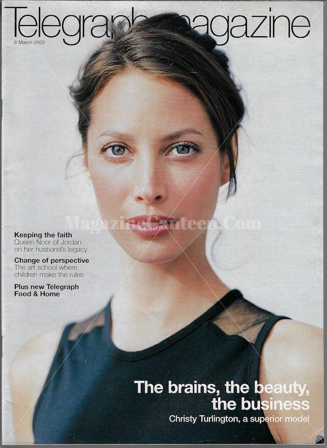 The Telegraph Magazine - Christy Turlington Queen Noor – magazine canteen
