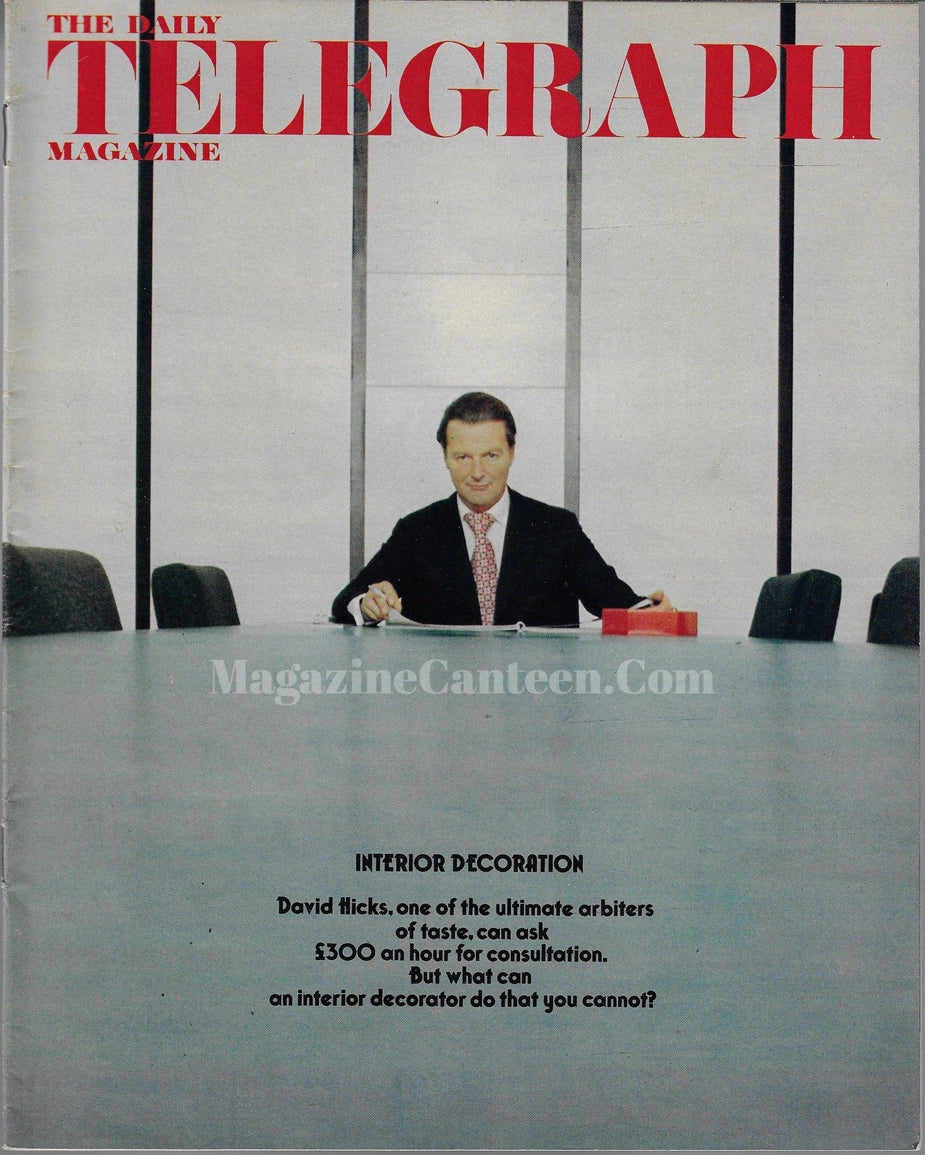 The Telegraph Magazine - David Hicks – magazine canteen