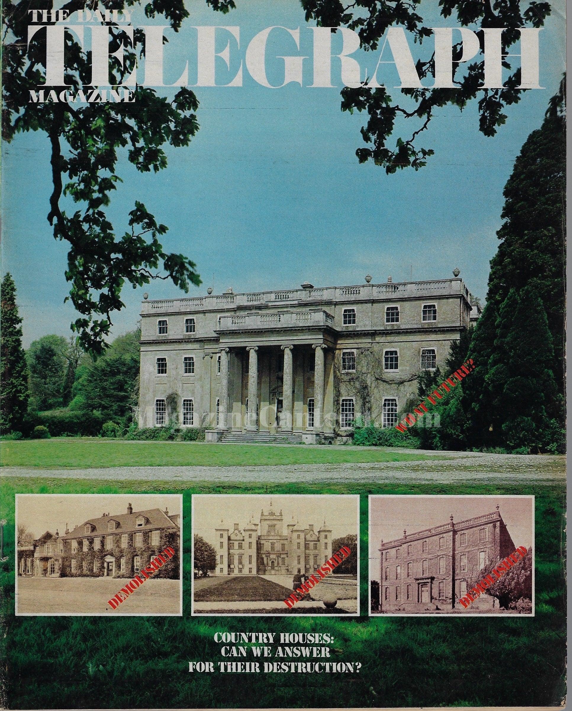 The Telegraph Magazine - Terence Conran – magazine canteen
