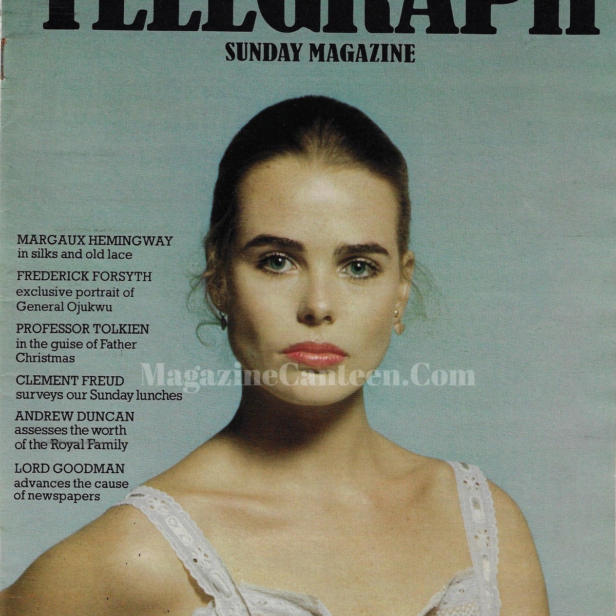 The Telegraph Magazine - Margaux Hemingway JRR Tolkien – magazine canteen
