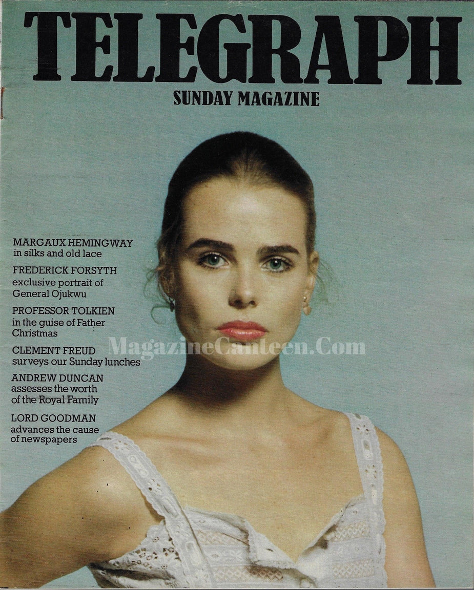 The Telegraph Magazine - Margaux Hemingway JRR Tolkien – magazine canteen