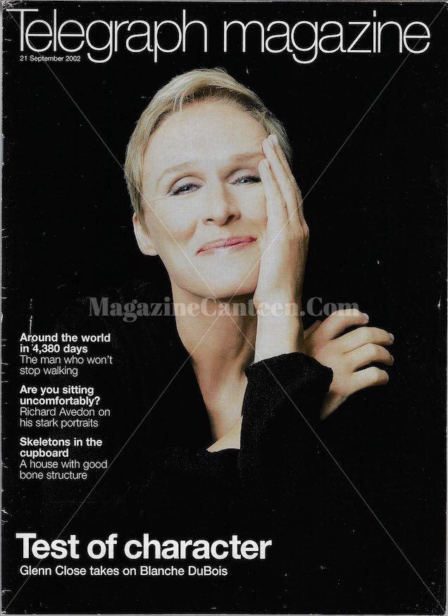 The Telegraph Magazine - Glenn Close Michel Faber – magazine canteen