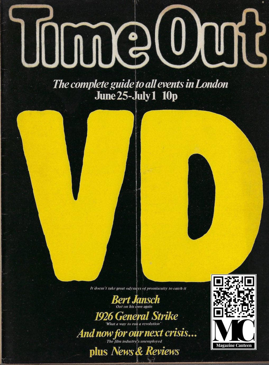 Time Out Magazine - VD Bert Jansch VD Oz Honeybunch – magazine canteen