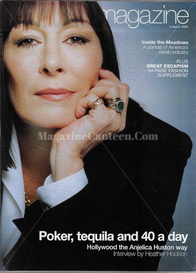 The Telegraph Magazine - Angelica Huston – magazine canteen