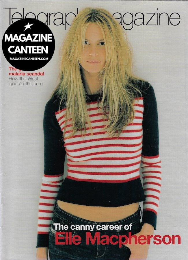 The Telegraph Magazine - VINNIE JONES Elle Macpherson – magazine canteen