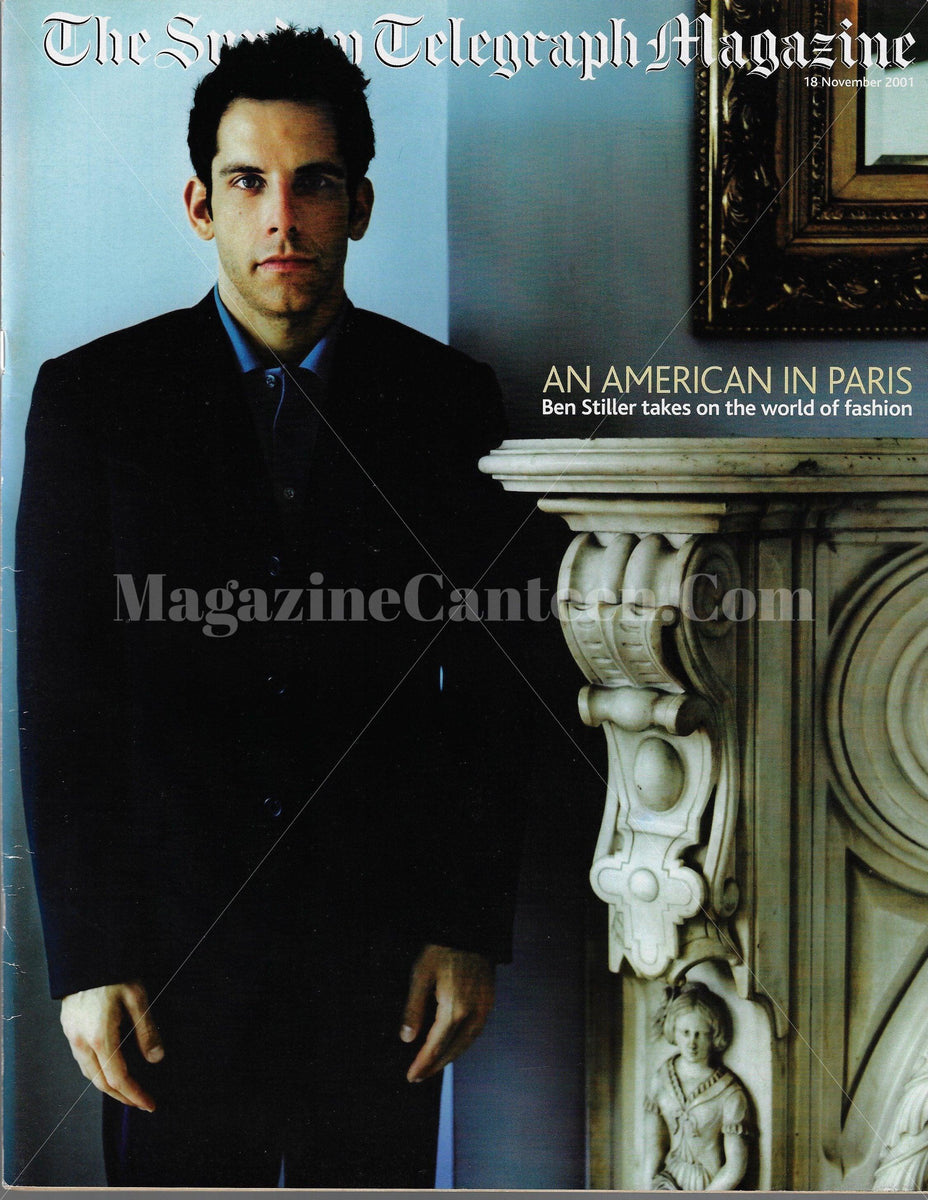Sunday Telegraph Magazine - Ben Stiller – magazine canteen