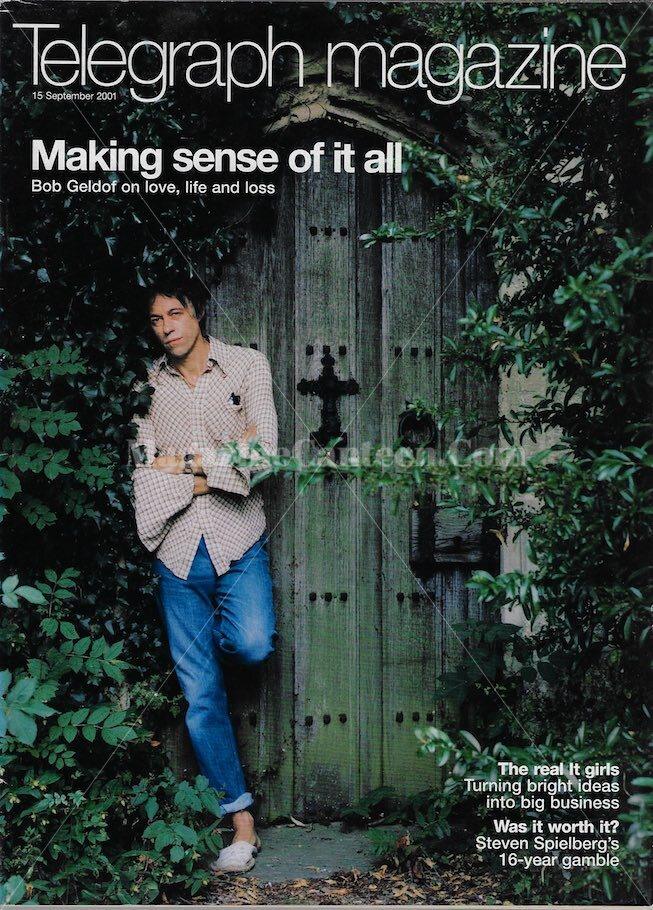 The Telegraph Magazine - Bob Geldof Steven Spielberg – magazine canteen