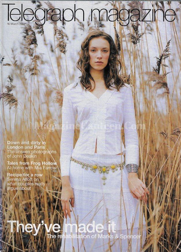 The Telegraph Magazine - Chloe Mallett Mia Farrow – magazine canteen