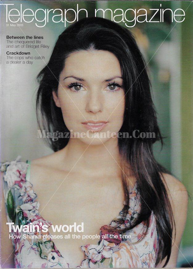 The Telegraph Magazine - Shania Twain Bridget Riley – magazine canteen