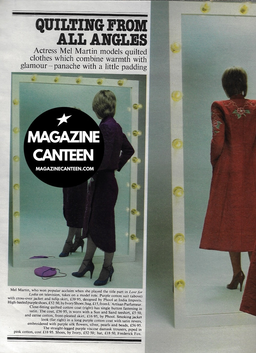 The Telegraph Magazine - MEL MARTIN Laura Ashley – magazine canteen