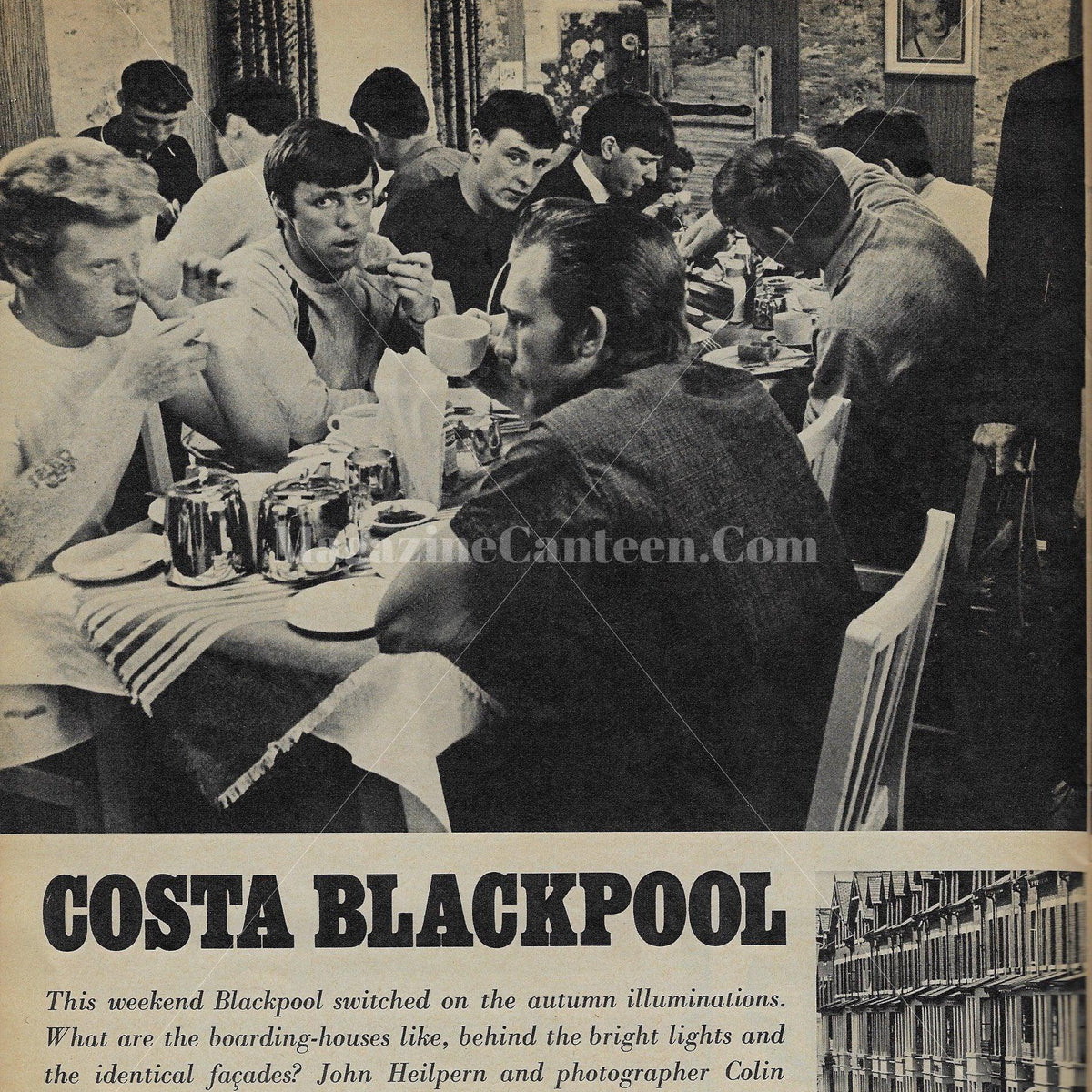 The Observer Magazine - Blackpool Colin Jones – magazine canteen