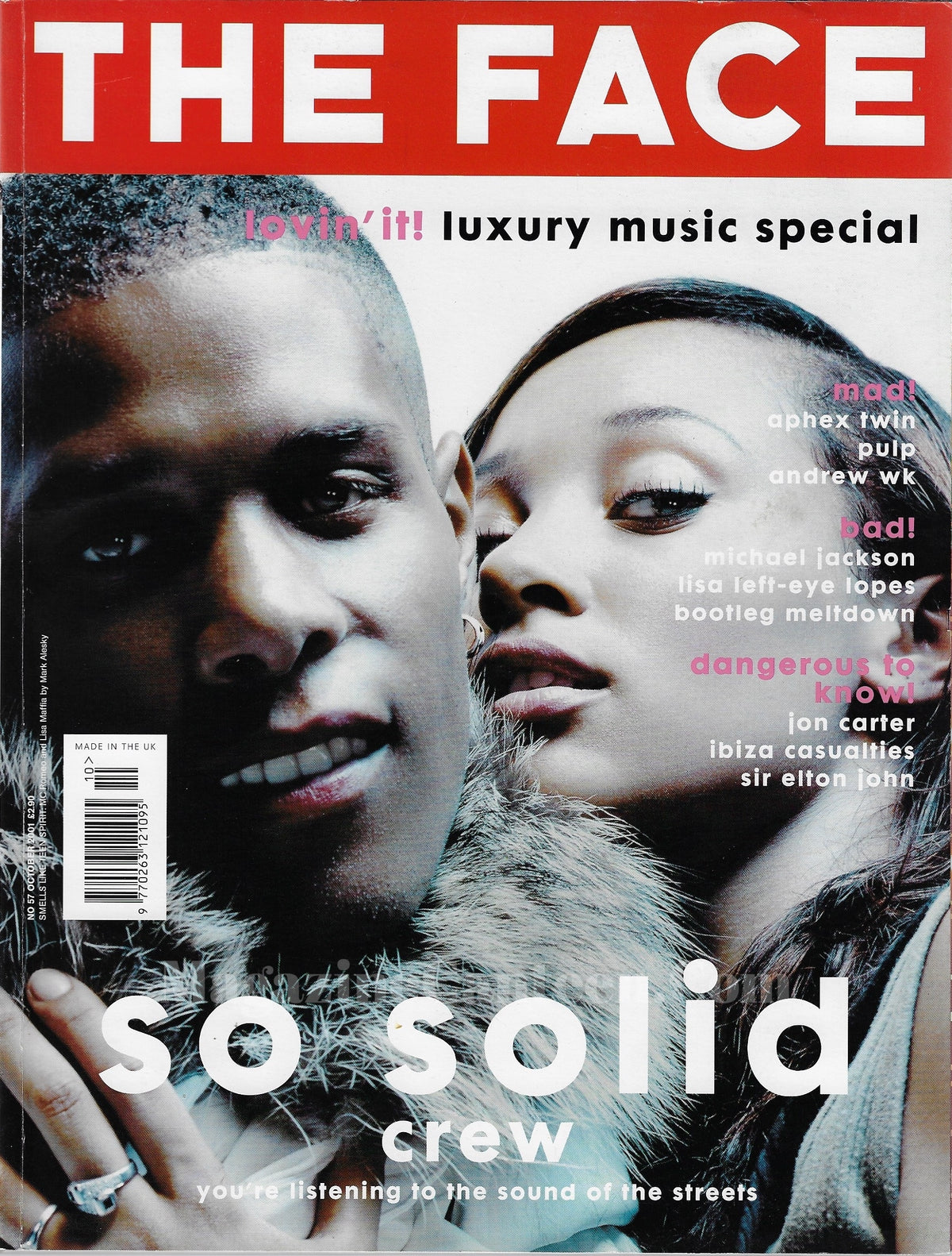 The Face Magazine 2001 - So Solid Crew – magazine canteen