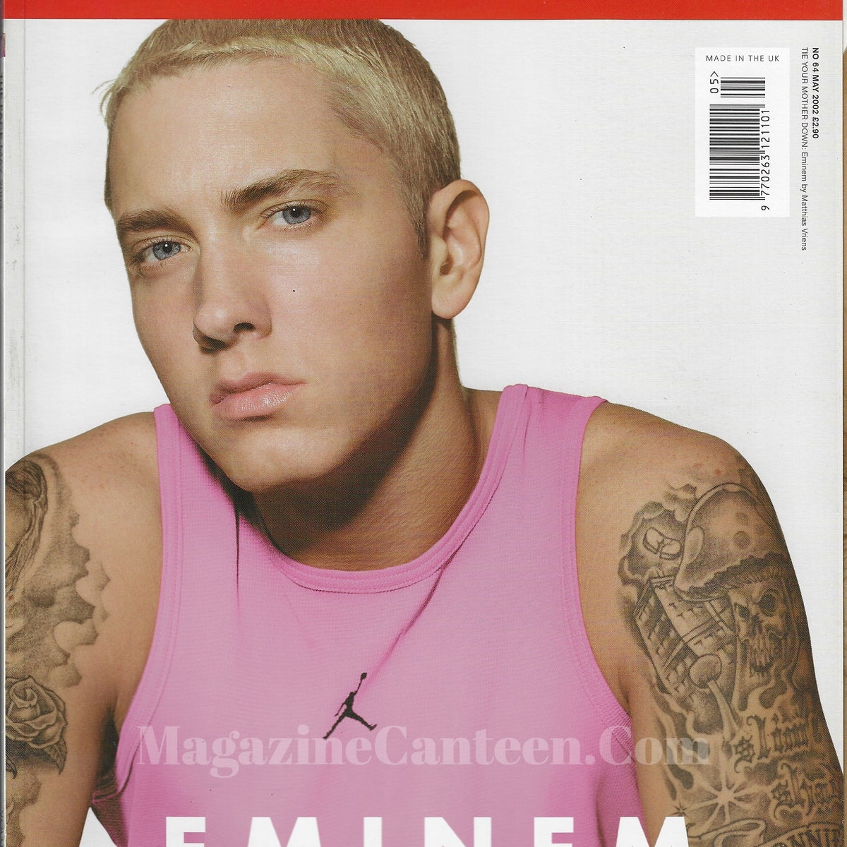 The Face Magazine 2002 - Eminem Pink – magazine canteen