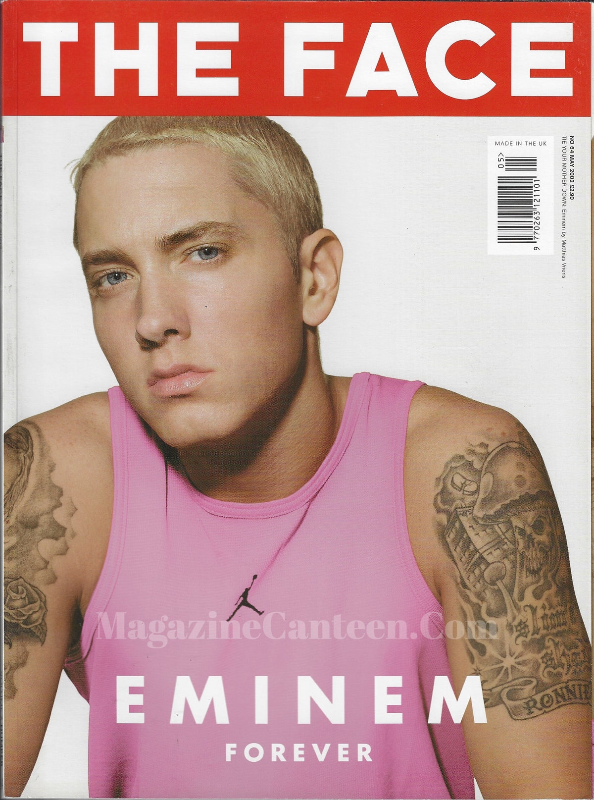 The Face Magazine 2002 - Eminem Pink – magazine canteen